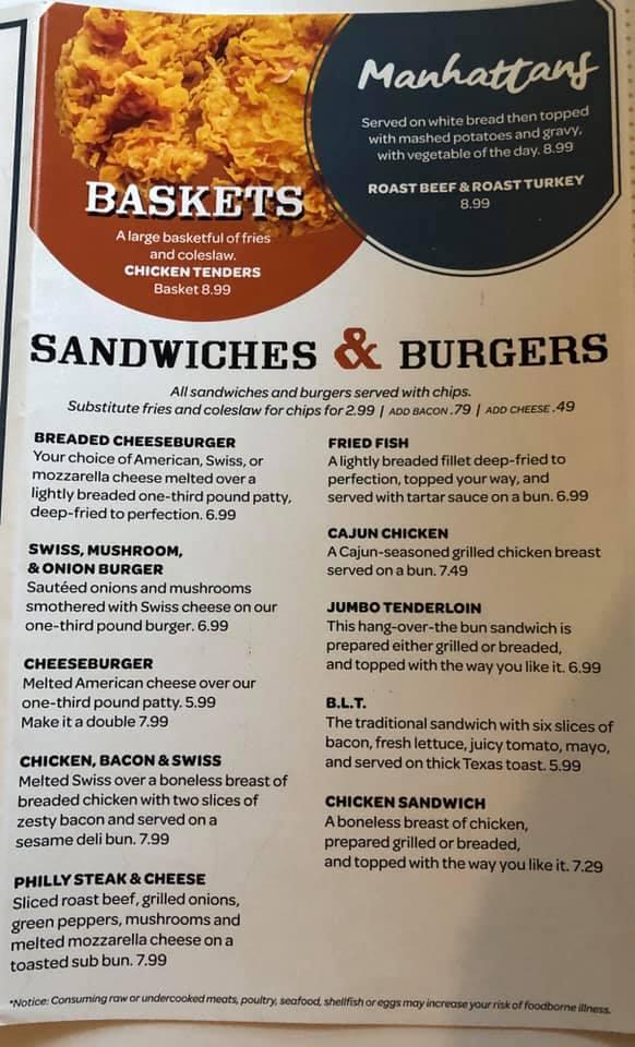 Menu at Laycoff's Tavern pub & bar, Fort Wayne