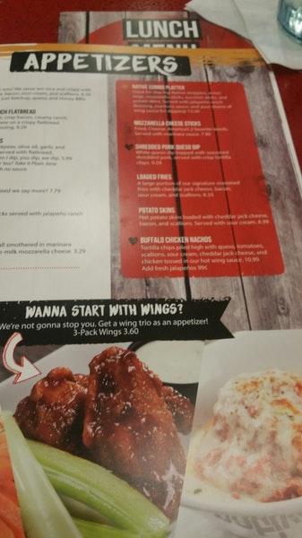 Menu at Native Grill & Wings pub & bar, Goodyear, W McDowell Rd