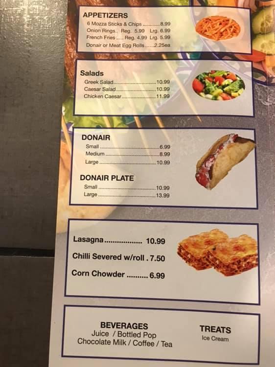Menu at Chester Pizza & Mediterranean Foods pizzeria, Chester
