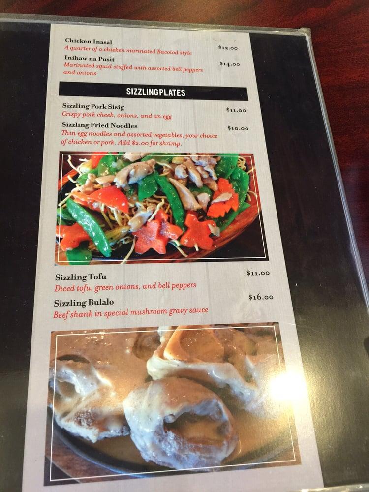 Menu at Kumare Restaurant and Bakery, Delta