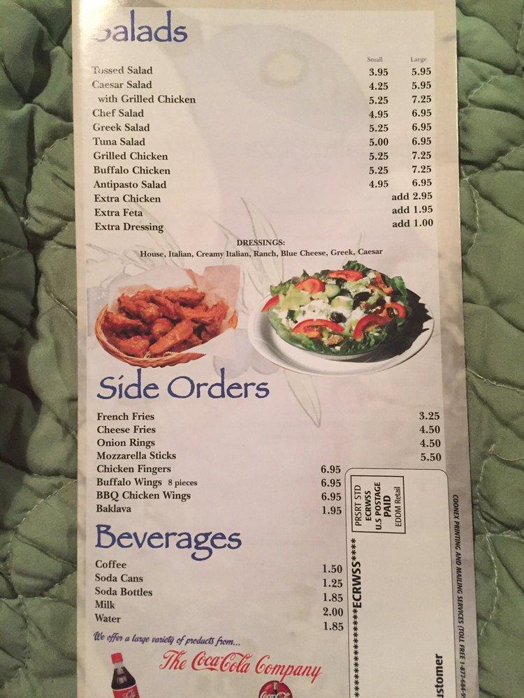 Menu at Louis Pizza pizzeria, Wolfeboro, 36 Center St