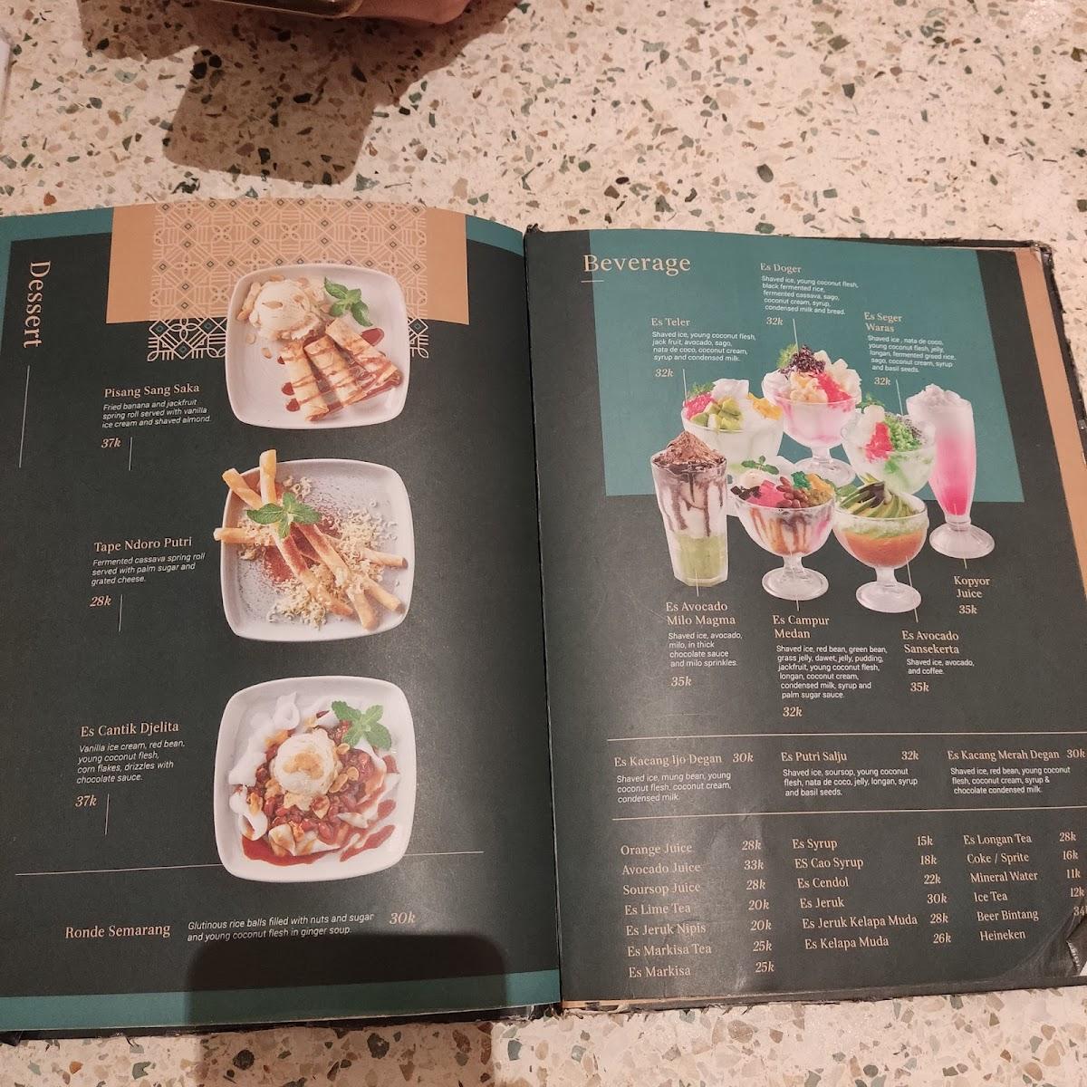 Menu at Sansekerta - The Authentic Taste Of Indonesia restaurant, Surabaya