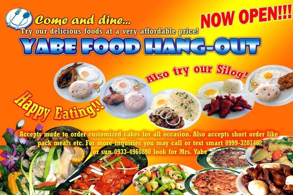 Menu at Yabe Food Hang Out, Cebu City