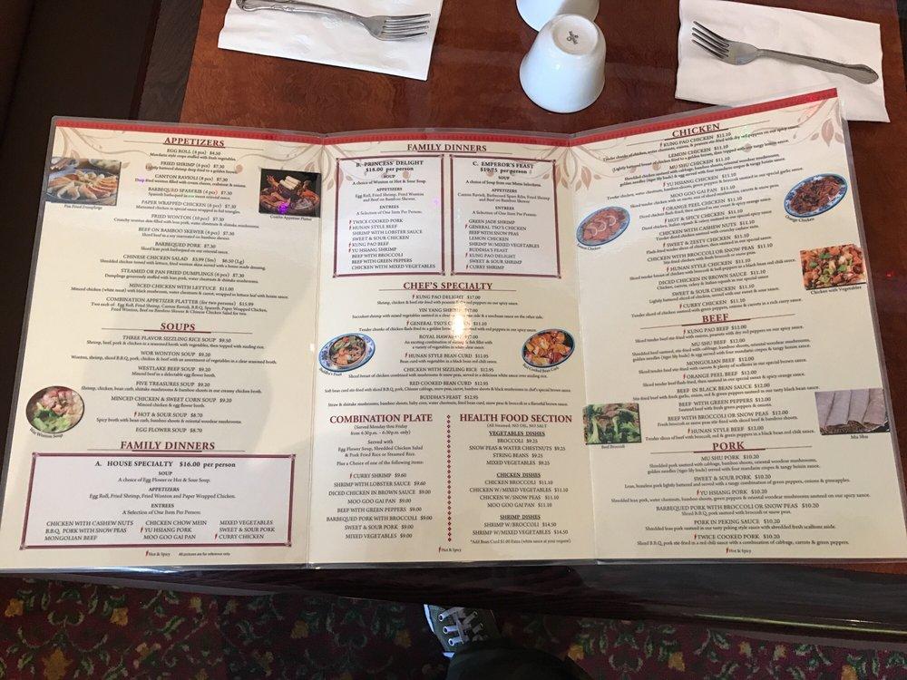 Menu at Canton Low Restaurant, El Segundo