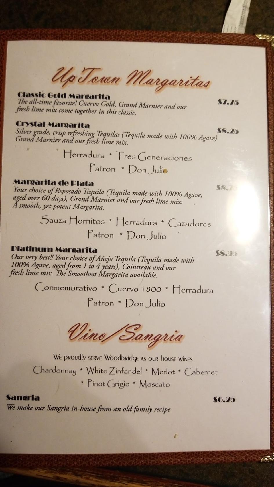 Menu at La Playa Maya Hudson Oaks restaurant, Hudson Oaks, Fort Worth Hwy