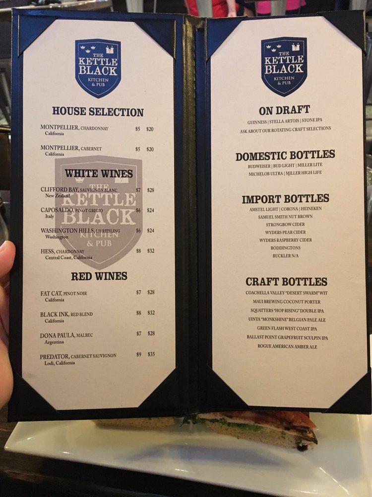 Menu at The Kettle Black Kitchen & Pub, Phoenix