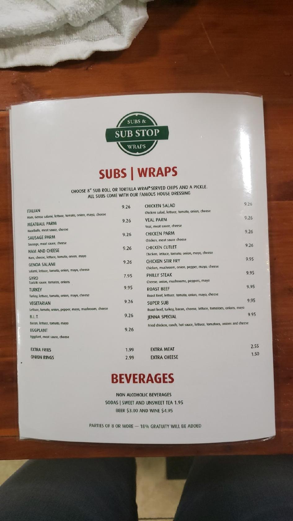 Menu at Yannis Pizza and Kalo Coffee & Ice Cream pizzeria, Barnwell