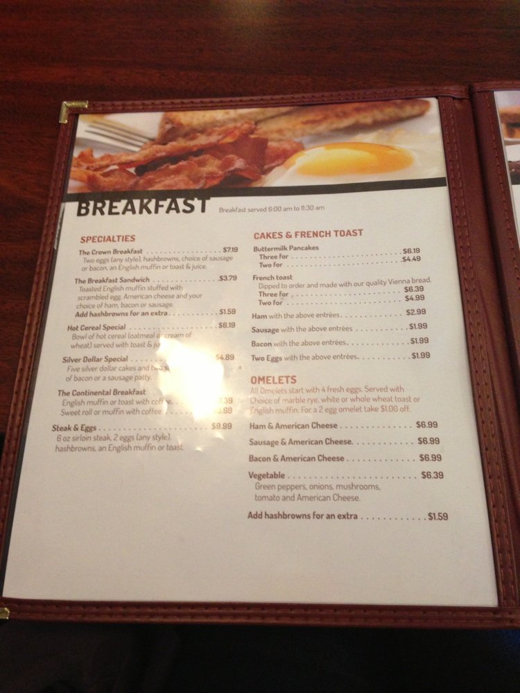 Menu at Charlies Eatery & Pub, Rochester, US-52