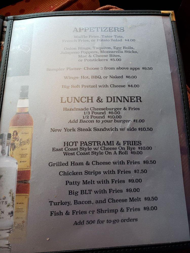 Menu at The Pour House Saloon pub & bar, Keizer