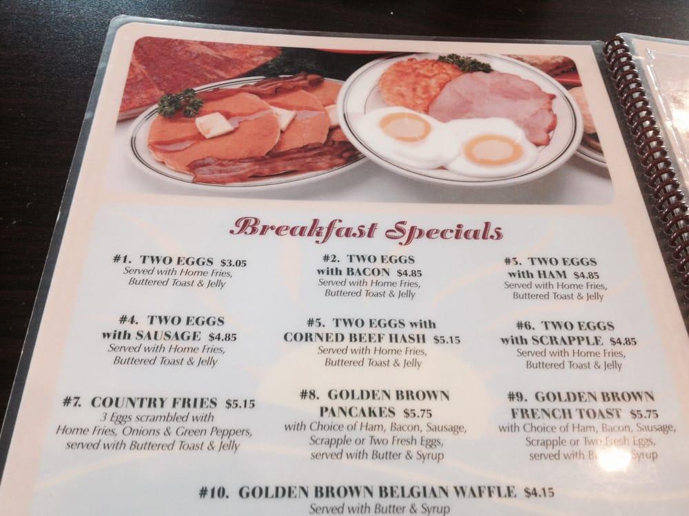 Menu at Fairgrounds Diner restaurant, Carlisle