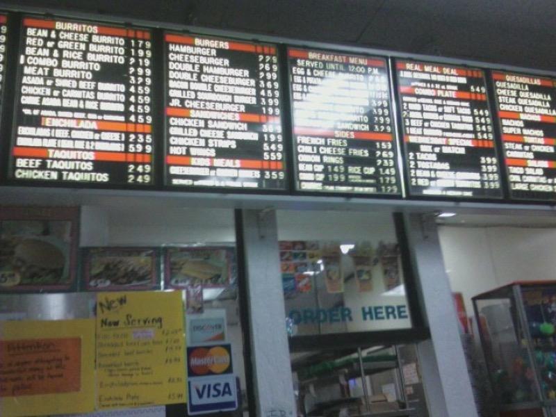 Menu at Taco Tia restaurant, Redlands, Orange St
