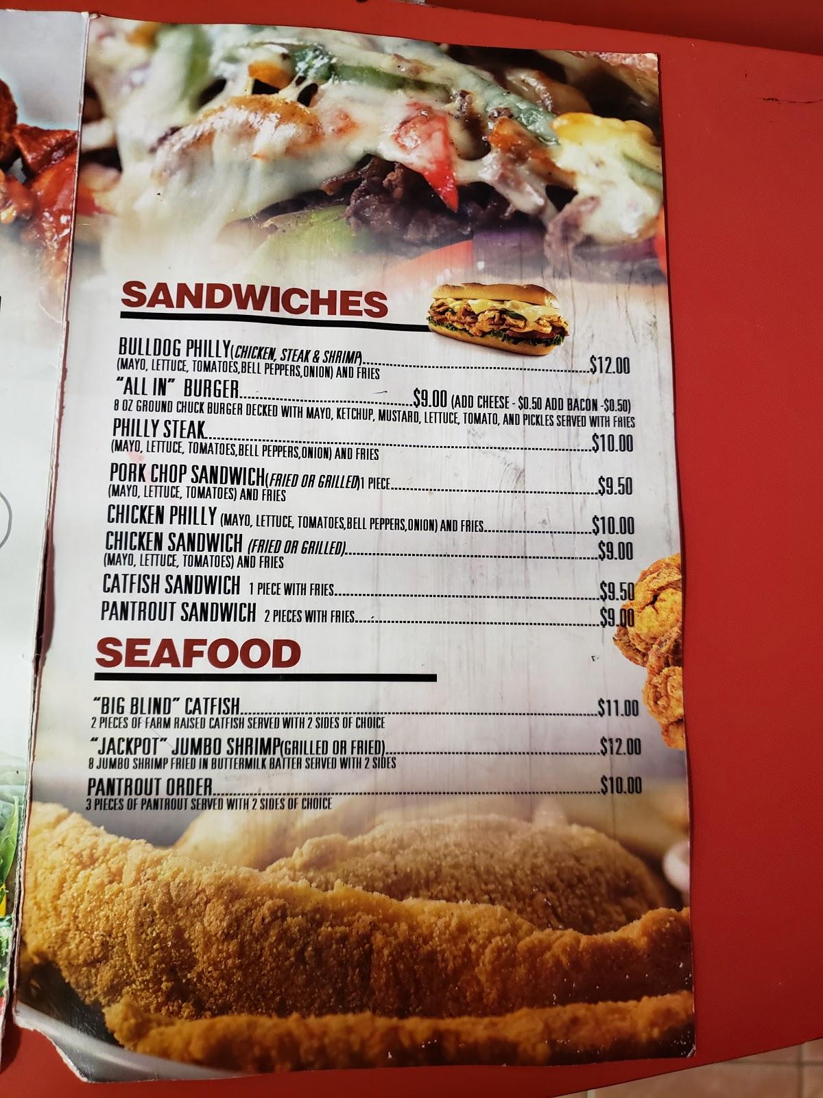 Menu at Da Shak Grill pub & bar, Byram