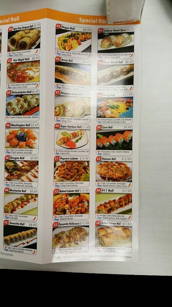 Menu at TH Teriyaki House restaurant, South Gate
