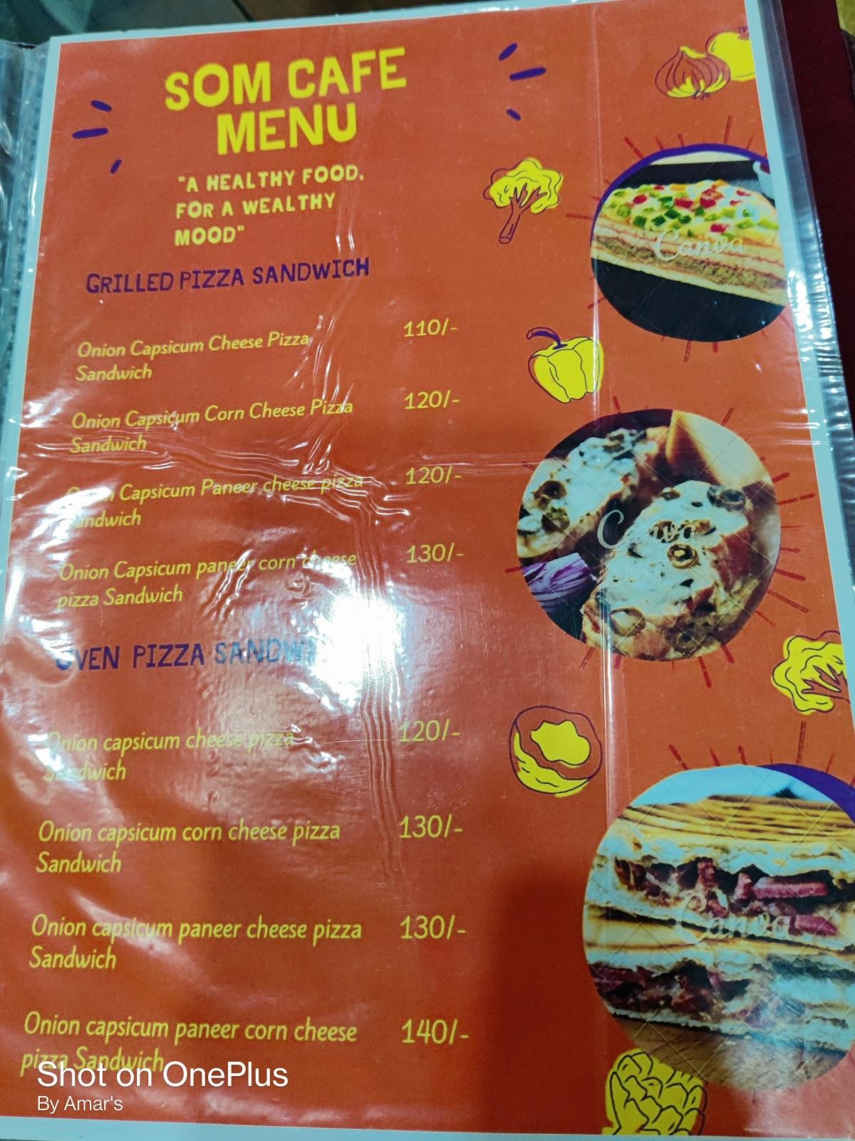 Menu at Som Cafe, Bhopal, Signature Residency