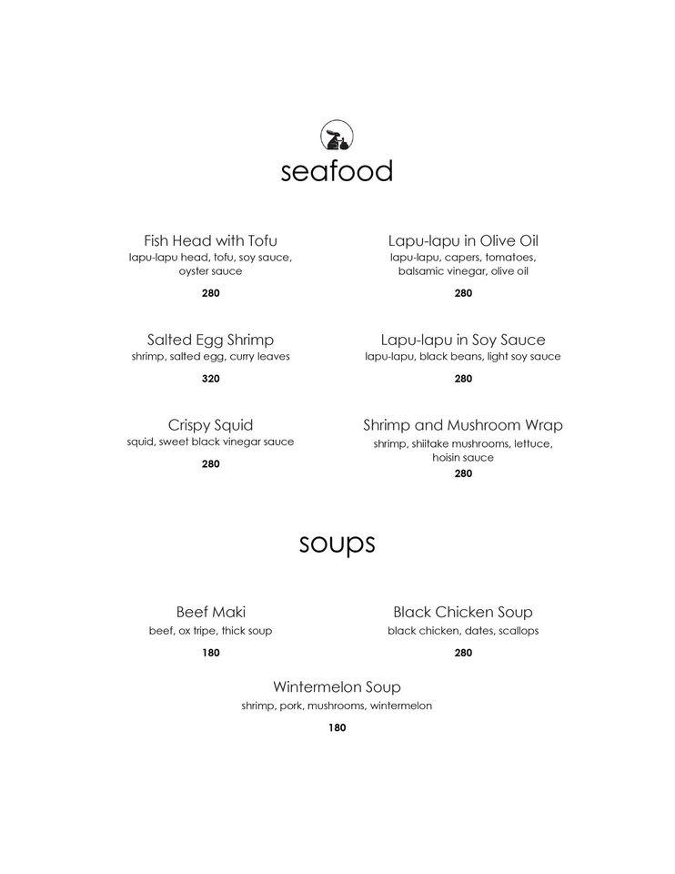 Menu at Moon Rabbit Cafe & Restaurant, San Juan