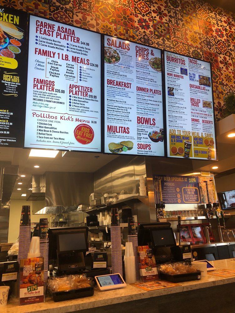 Menu at El Pollo Grill - Otay Ranch restaurant, Chula Vista, Birch Rd ...