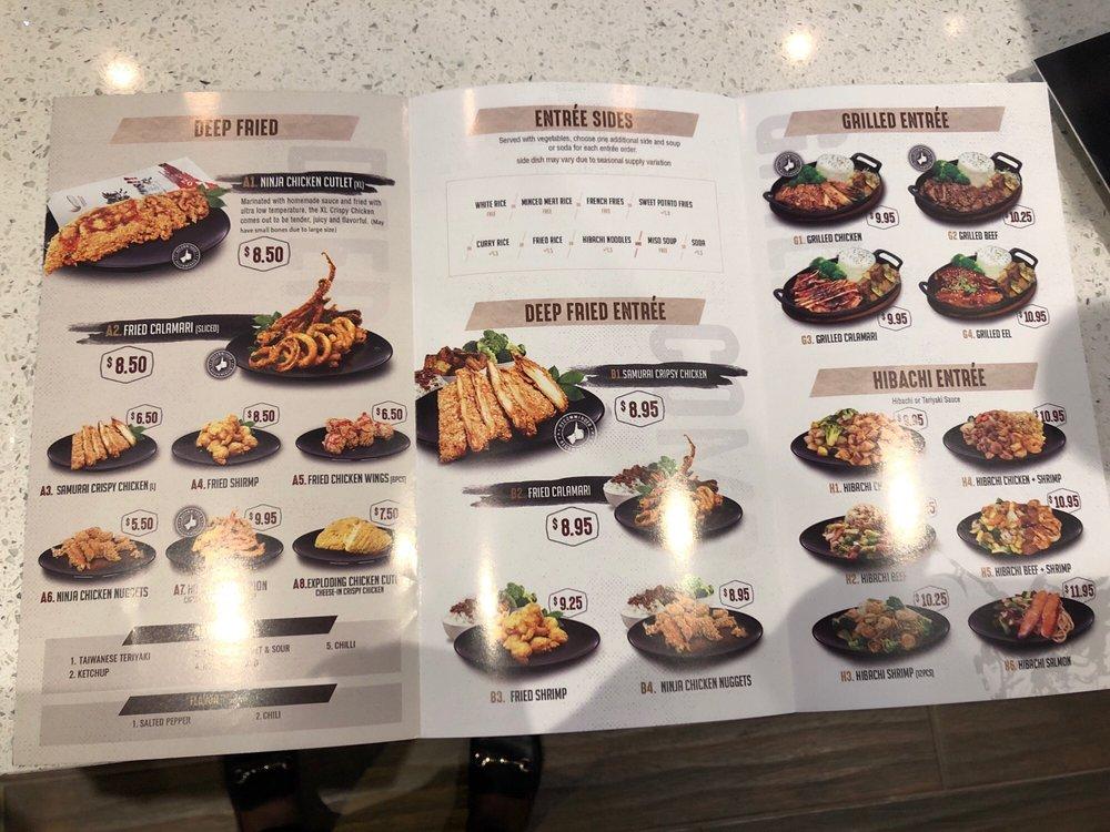 Menu at Token Ramen & Kung Fu Tea restaurant, Riverview