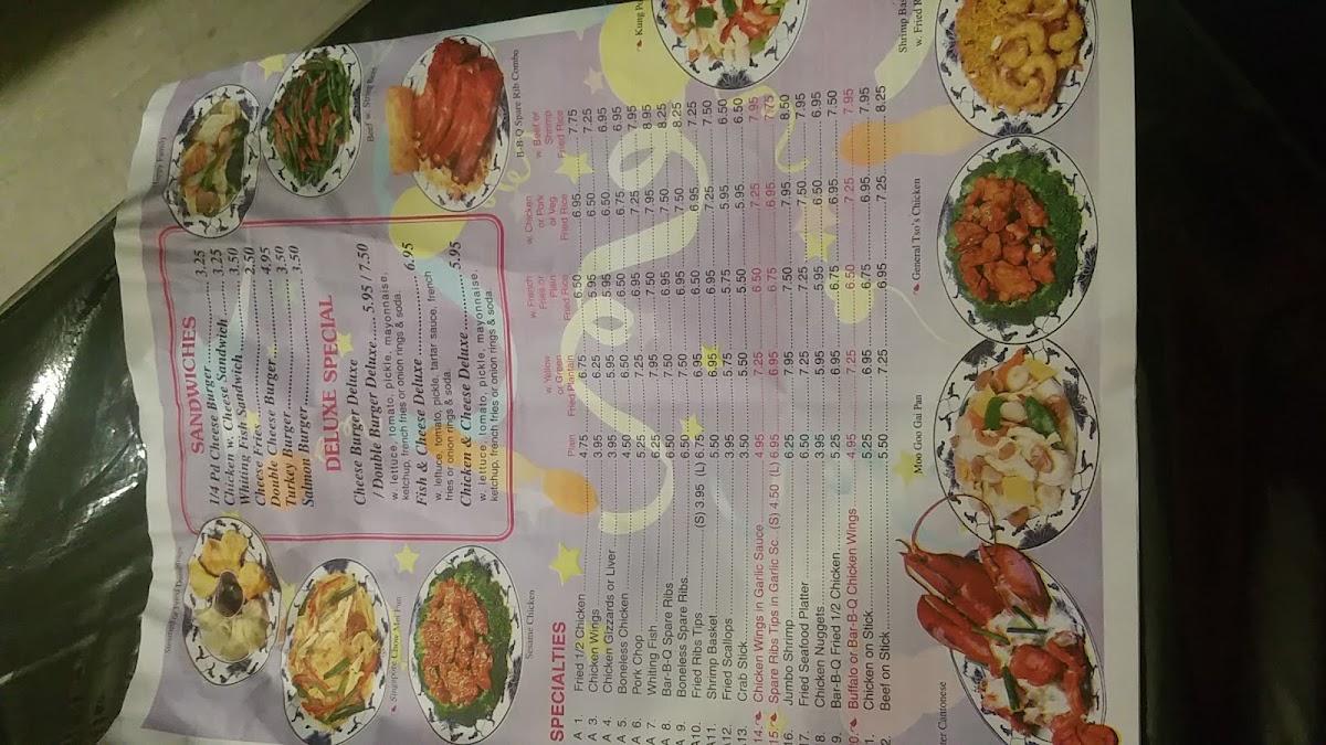 Menu at Chung Chun Kitchen restaurant, New York City