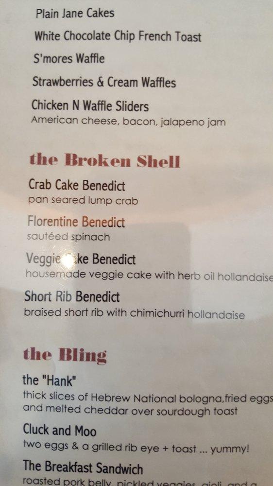 Menu at Foxy Brown restaurant, Fort Lauderdale
