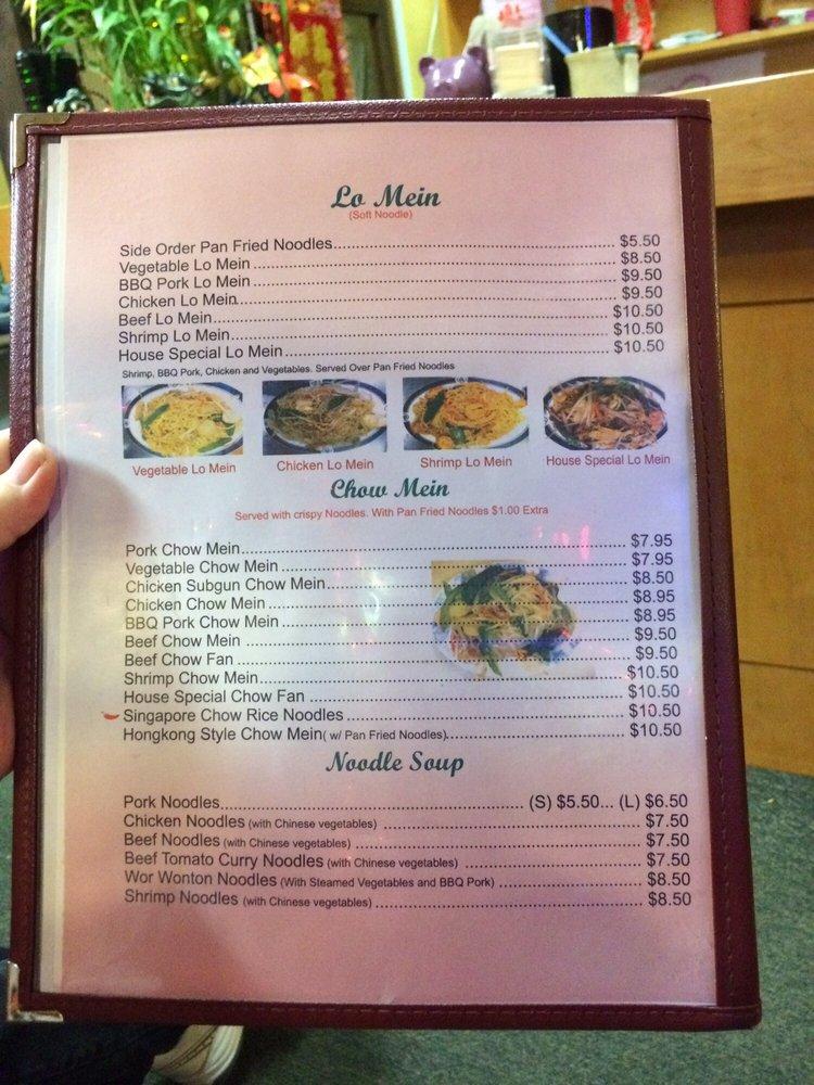 Menu at Happy Family Chinese & American Restaurant, Newberg