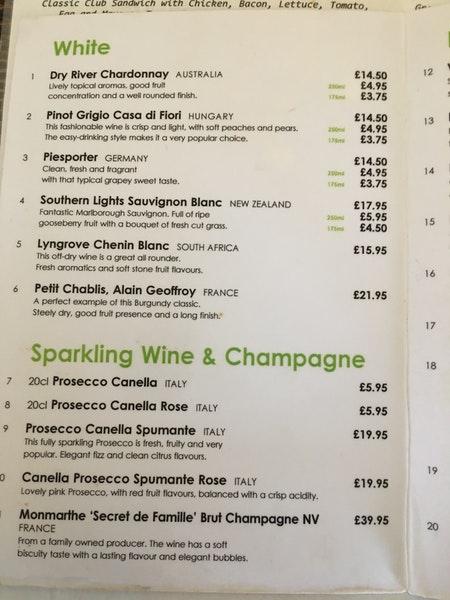 Menu at The Queen's Head pub & bar, Oswestry, B5009