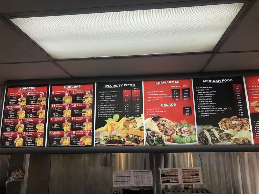 Menu at HotSpot Grill restaurant, Tustin