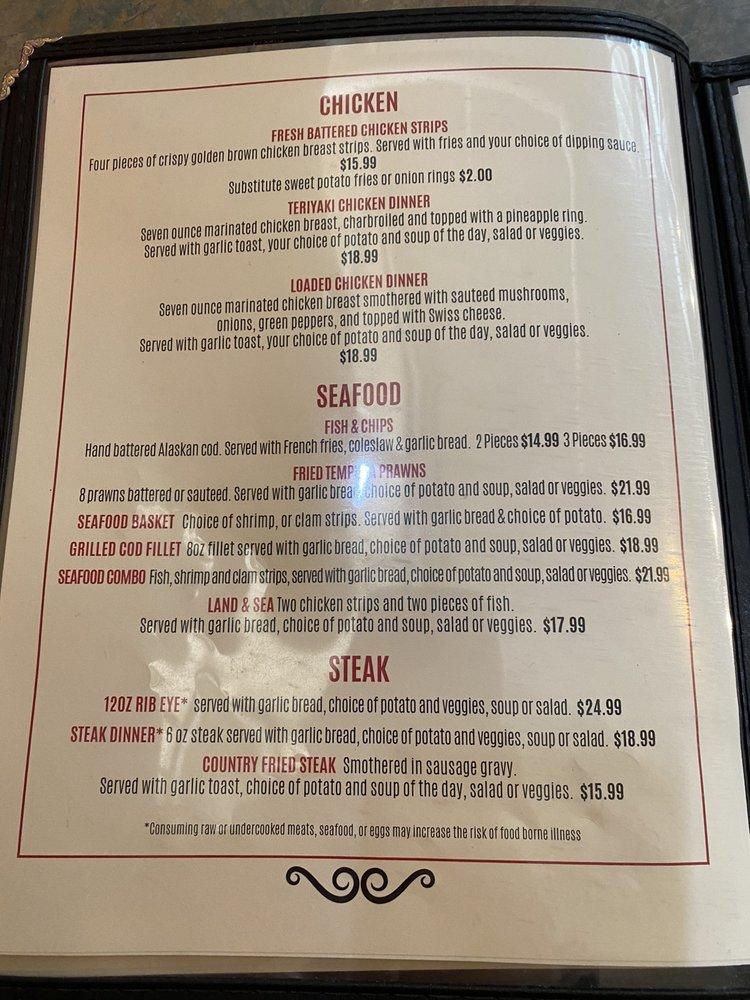 Menu at Noe Jose Cafe Family Restaurant, Oak Harbor