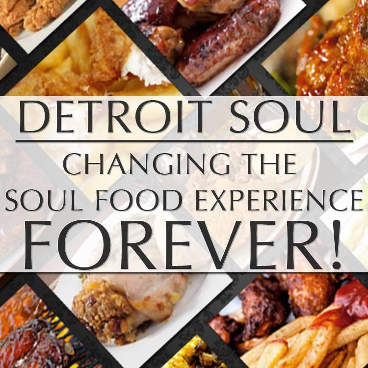 Menu at Detroit Soul restaurant, Detroit, 8 Mile Rd