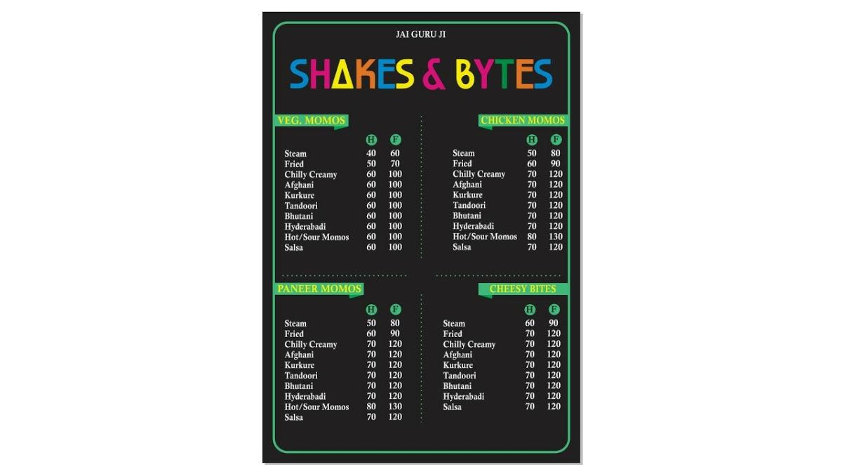 Menu at Uncle ji snacks, Ghaziabad