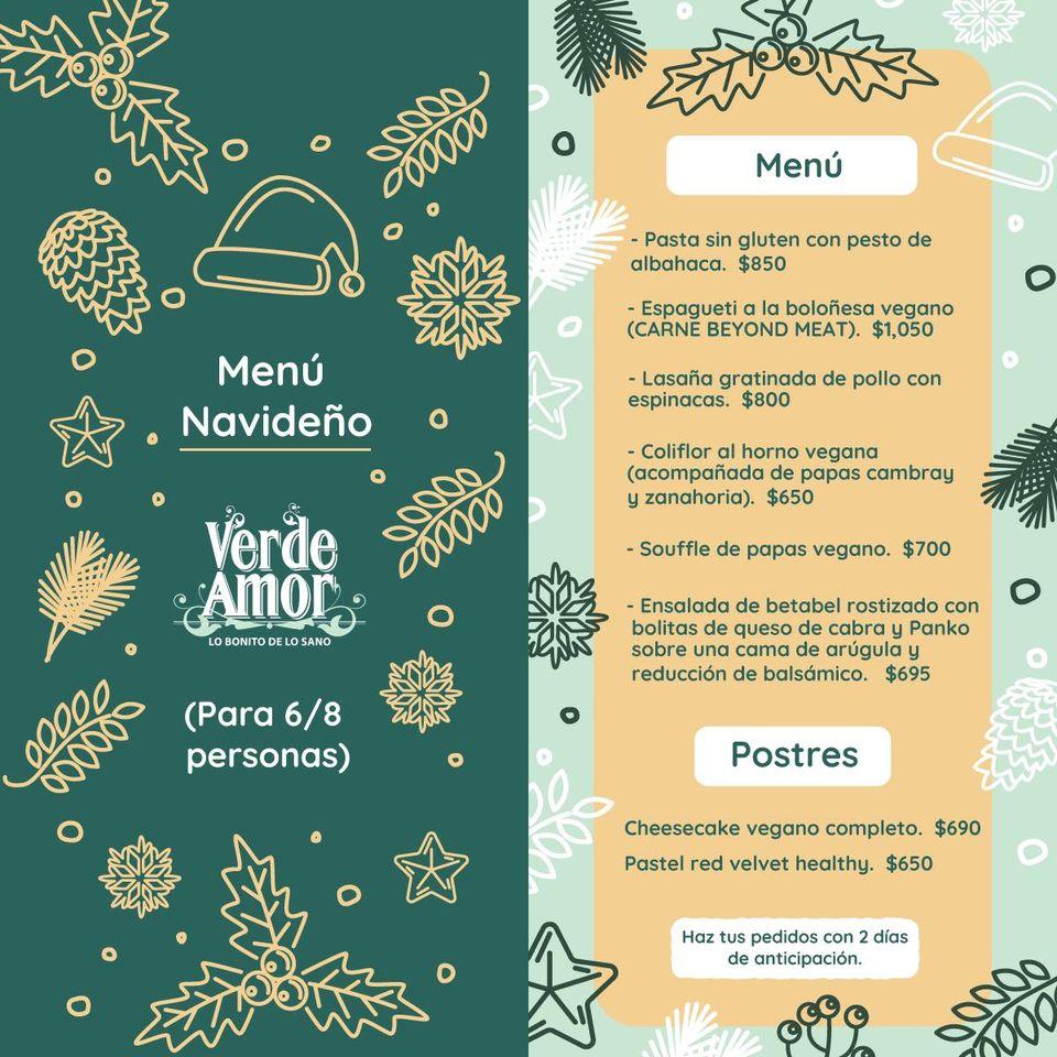 Menu at Verde Amor pub & bar, Naucalpan