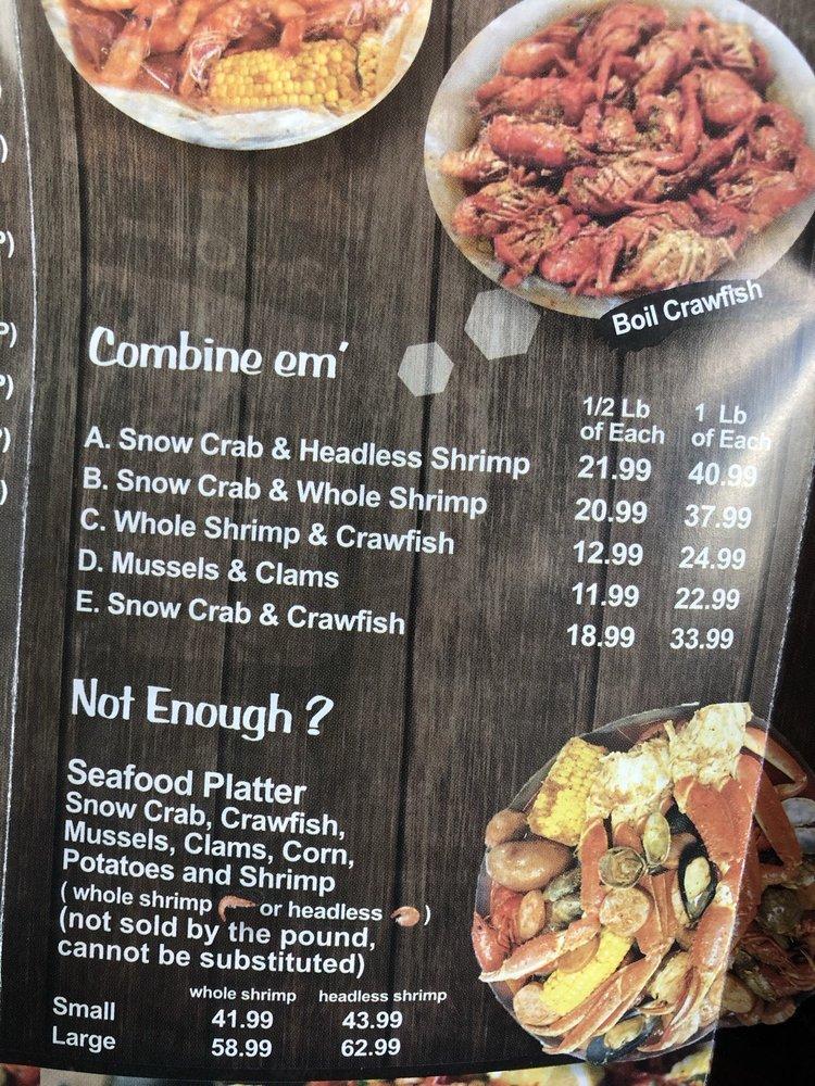 Menu at Crafty Crab desserts, Winston-Salem, 300 E Hanes Mill Rd