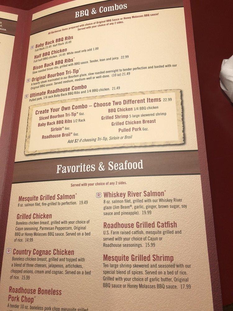 Menu at Original Roadhouse Grill steakhouse, Springfield