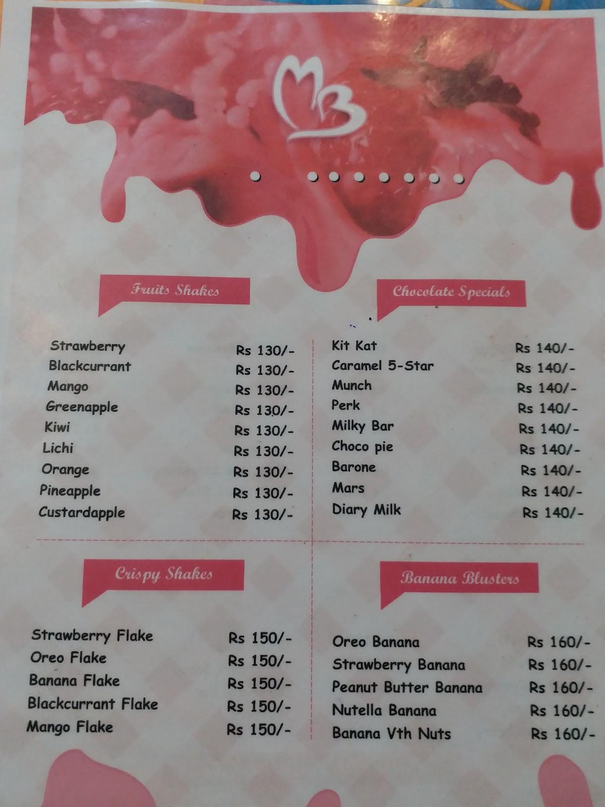 Menu at Central Restaurant, Vizianagaram
