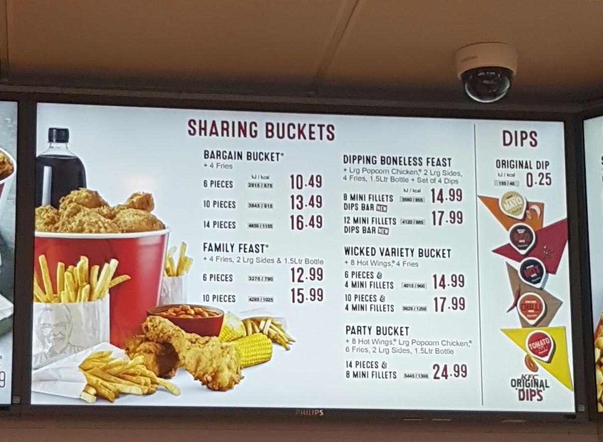 Menu at KFC Cumbernauld - South Muirhead Road fast food, Glasgow, S ...