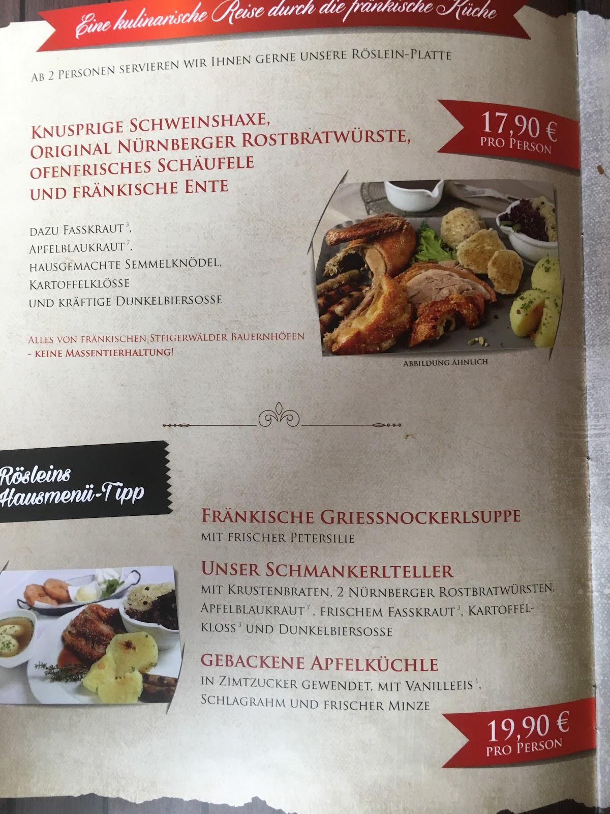 Speisekarte von Cafe Franco, Nürnberg, Spitalgasse 2