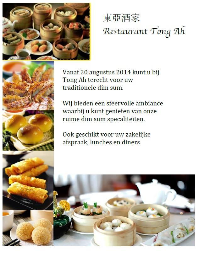 Menu at Japanese Restaurant Tong Ah, Overveen