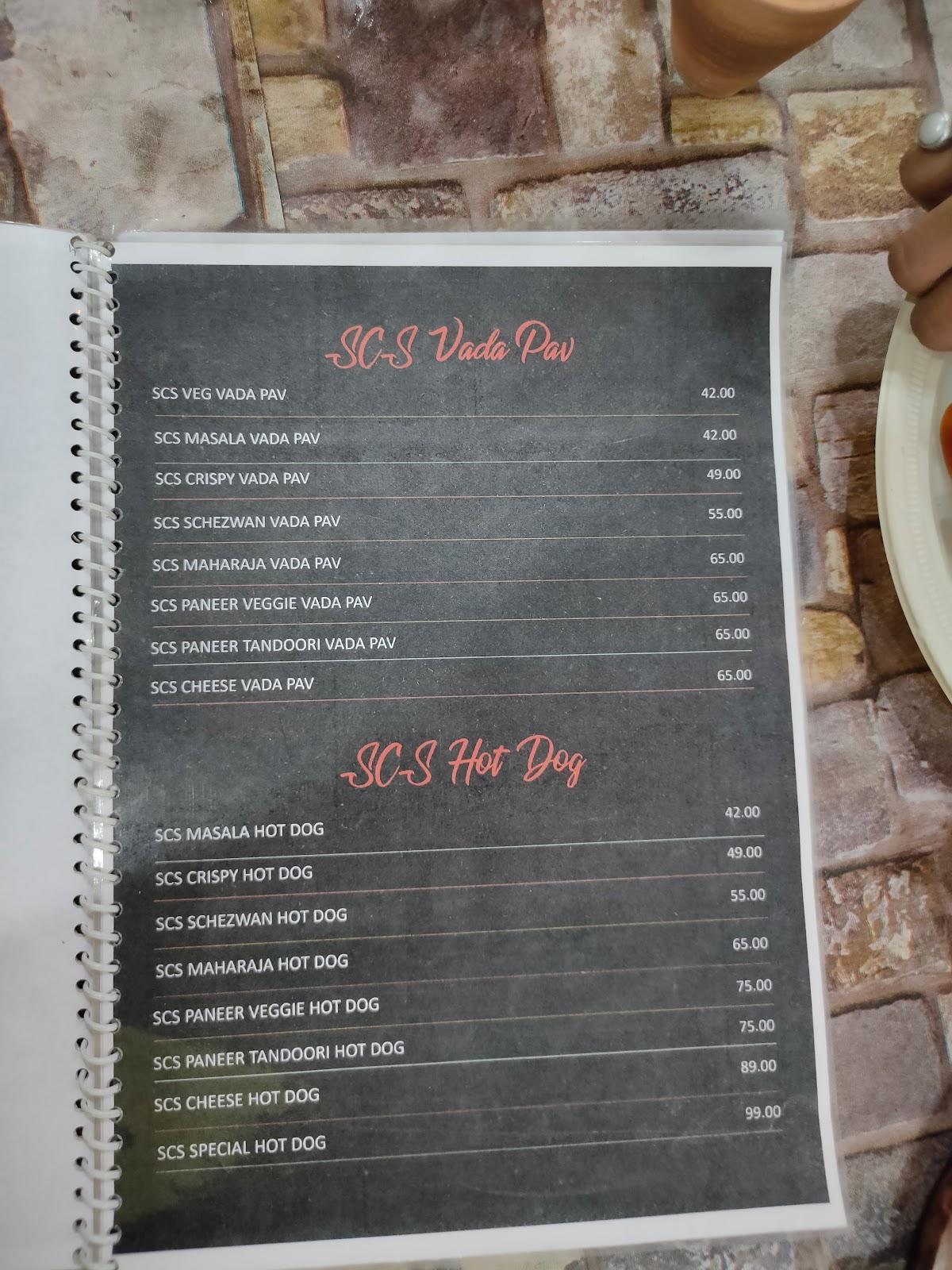 Menu at Swad Chai Saathi, Bareilly