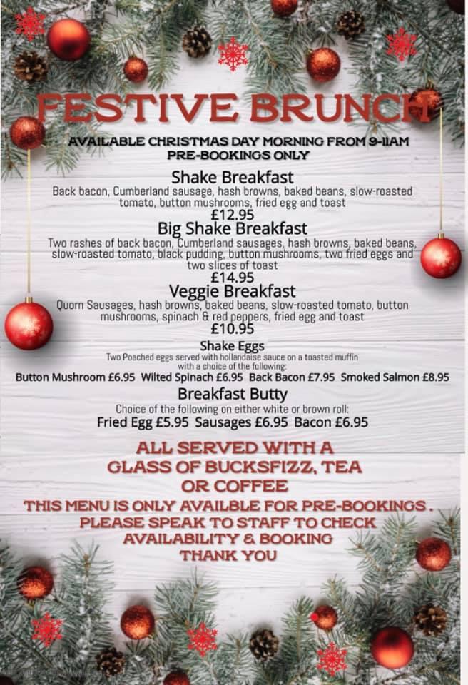 Menu at The Shakespeare Inn pub & bar, Royal Leamington Spa, Mill St