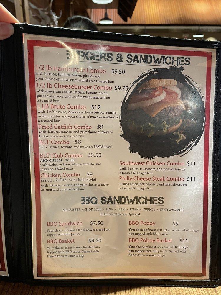 Menu at Splendora Cafe & Bbq, Splendora, Speed St