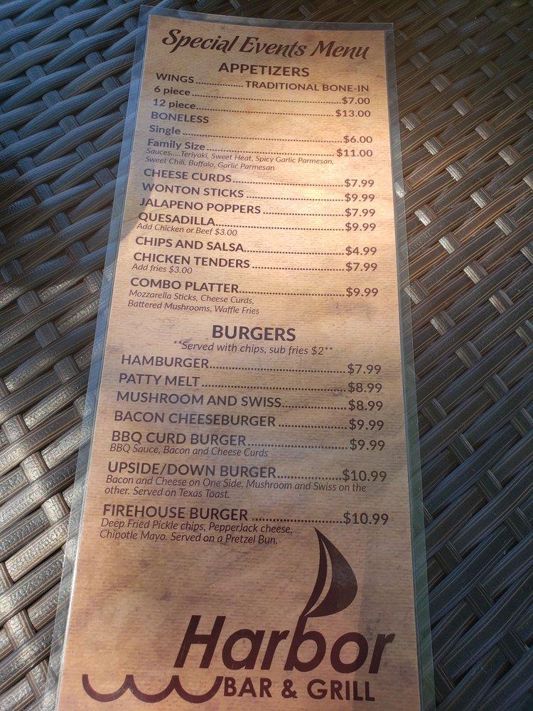 Carta de Harbor Bar, Stockbridge, W Lake St