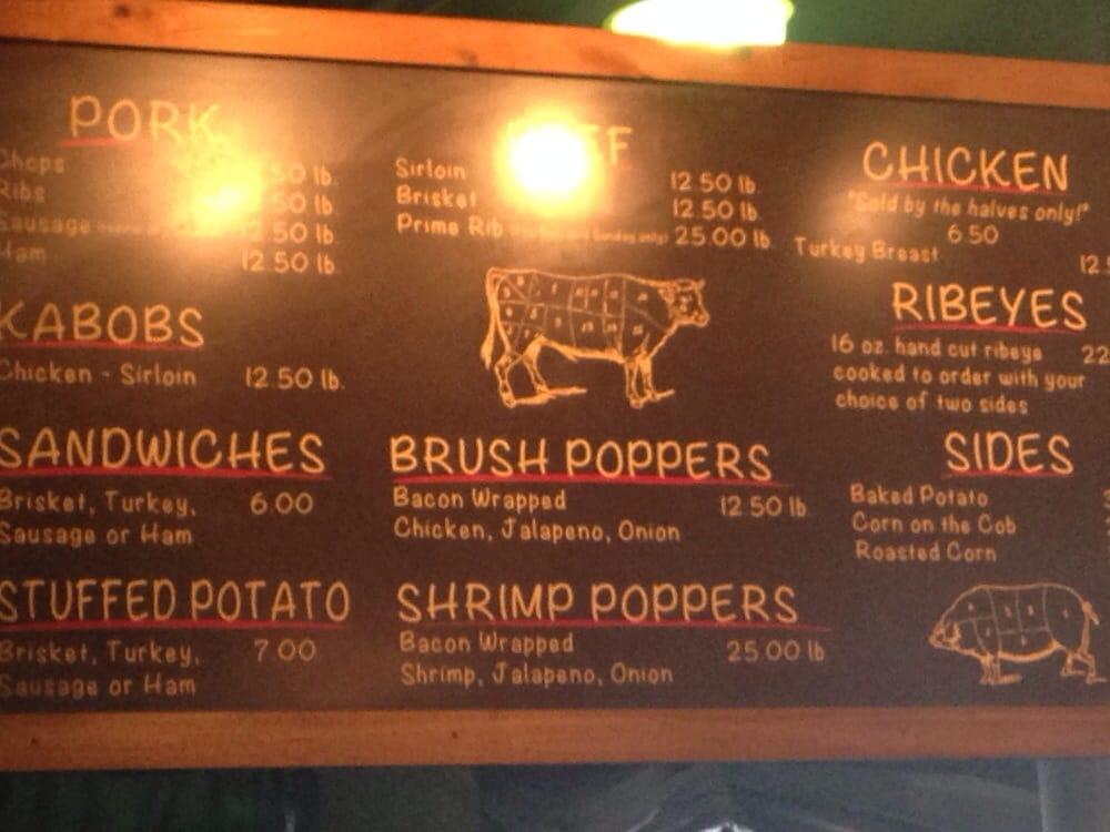Menu at Hard Eight BBQ, Coppell