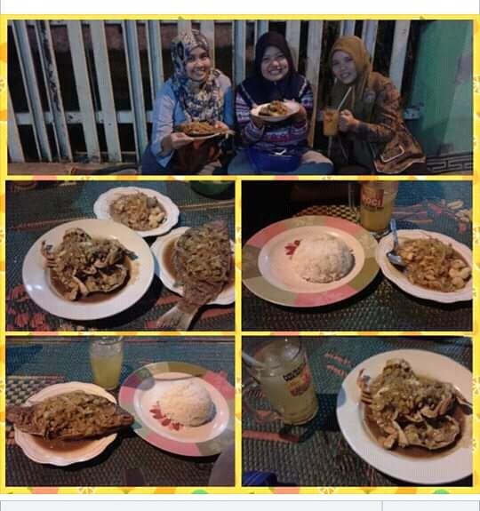 Menu at Selera Rakyat Seafood restaurant, Slawi