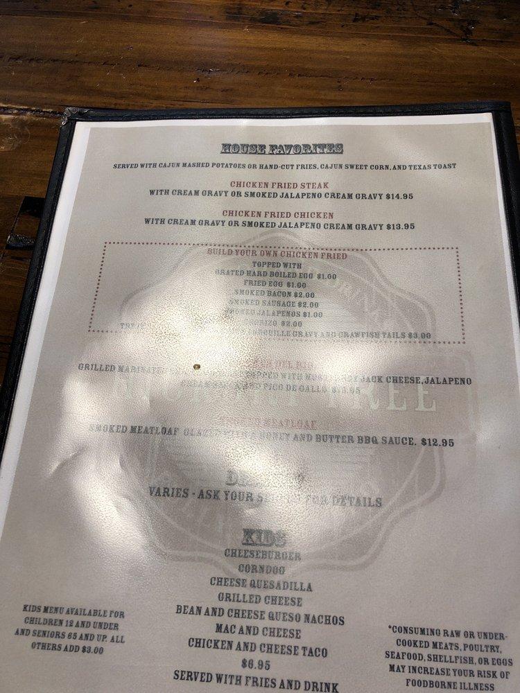 Menu at The Hickory Tree Grill BBQ, Joshua, 101 N Main St ste a