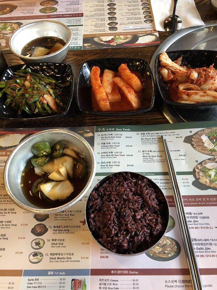 Menu at Sun Nong Dan restaurant, San Gabriel