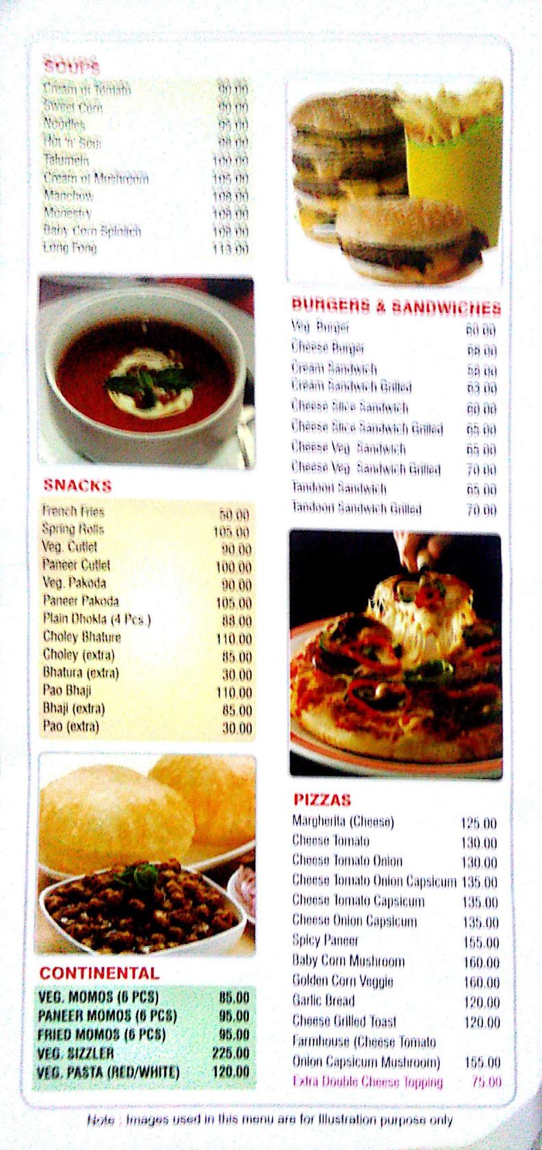 Menu at Aahar Restaurant & Banquet, Agra