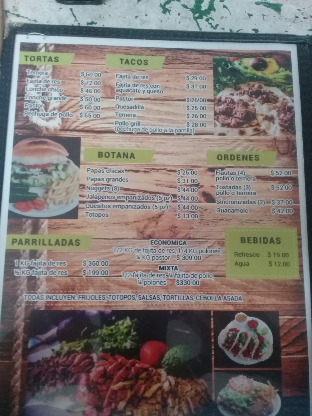 Carta del restaurante Pino Burger (por Ulloa), Nuevo Laredo, C ...