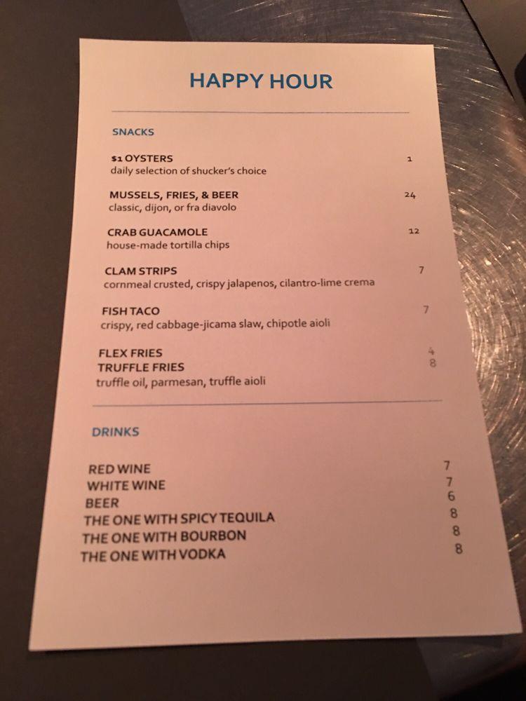 Menu at Flex Mussels desserts, New York City, 3rd Ave
