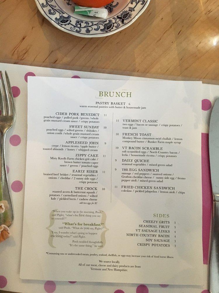 Menu at Duo pub & bar, Brattleboro