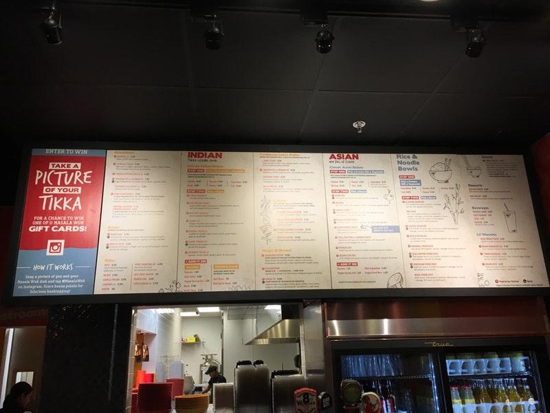 Menu at Masala Wok restaurant, Houston, Katy Fwy