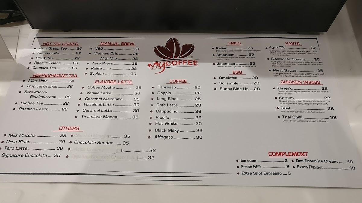 Menu at Muyen Coffee and Roastery Tebet cafe, South Jakarta, Jl. Tebet ...